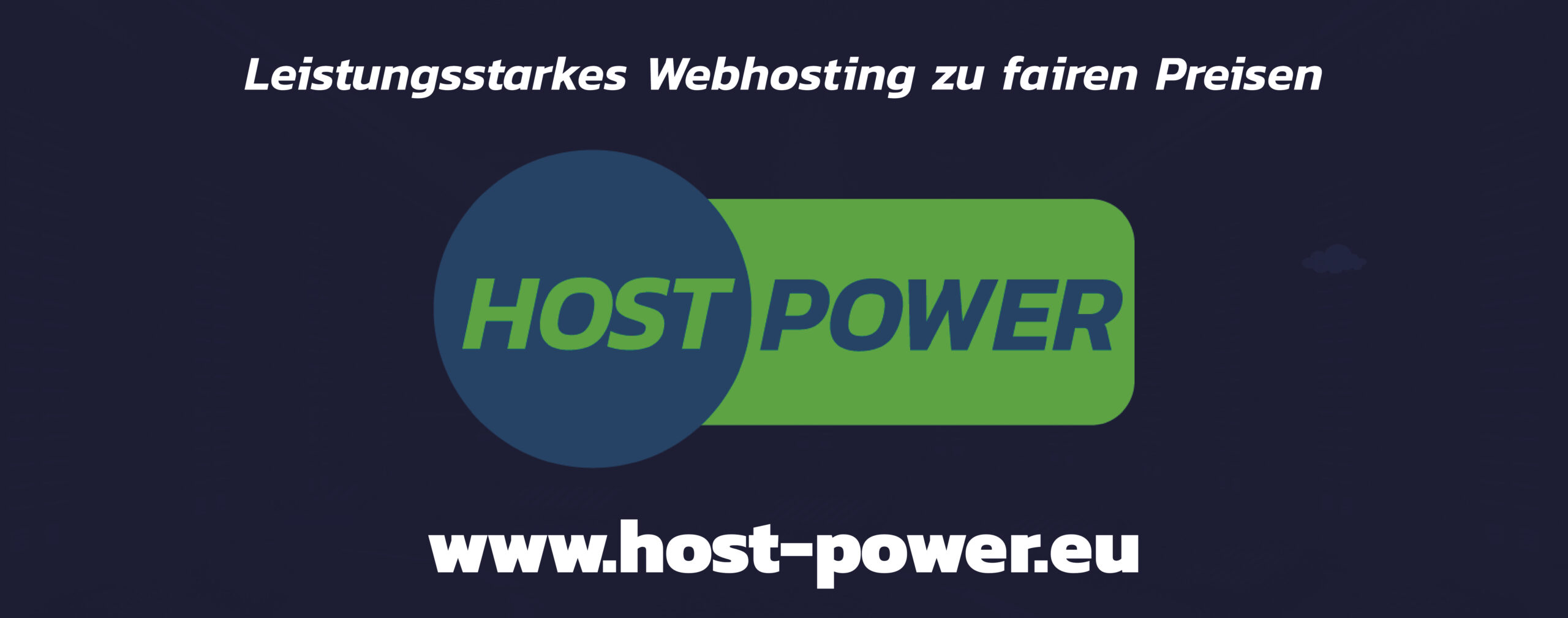 HOST POWER - Leistungsstarkes Webhosting zu fairen Preisen