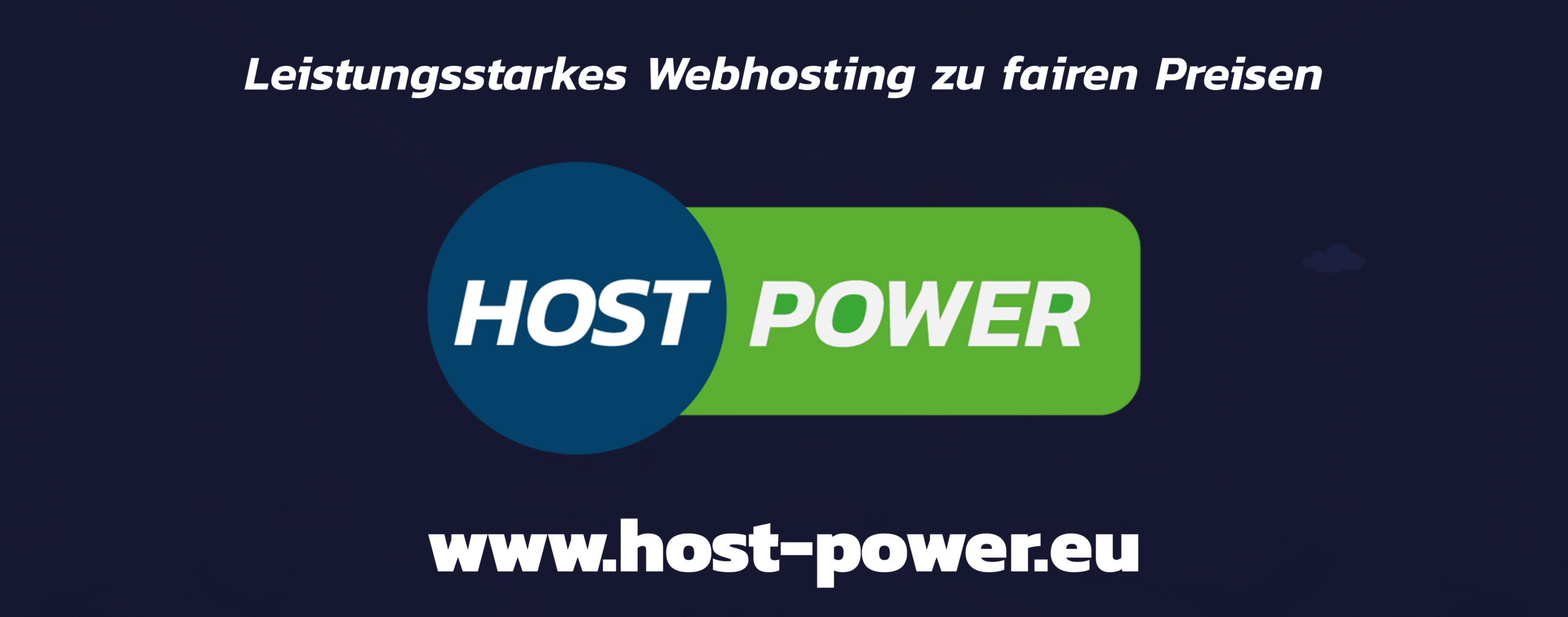 HOST POWER - Leistungsstarkes Webhosting zu fairen Preisen